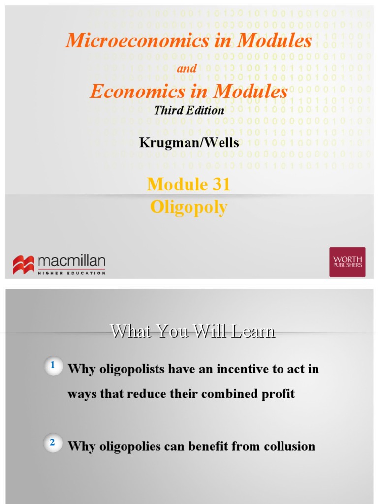 Understanding Oligopolies and Collusion in Markets | PDF | Oligopoly | Profit (Economics)