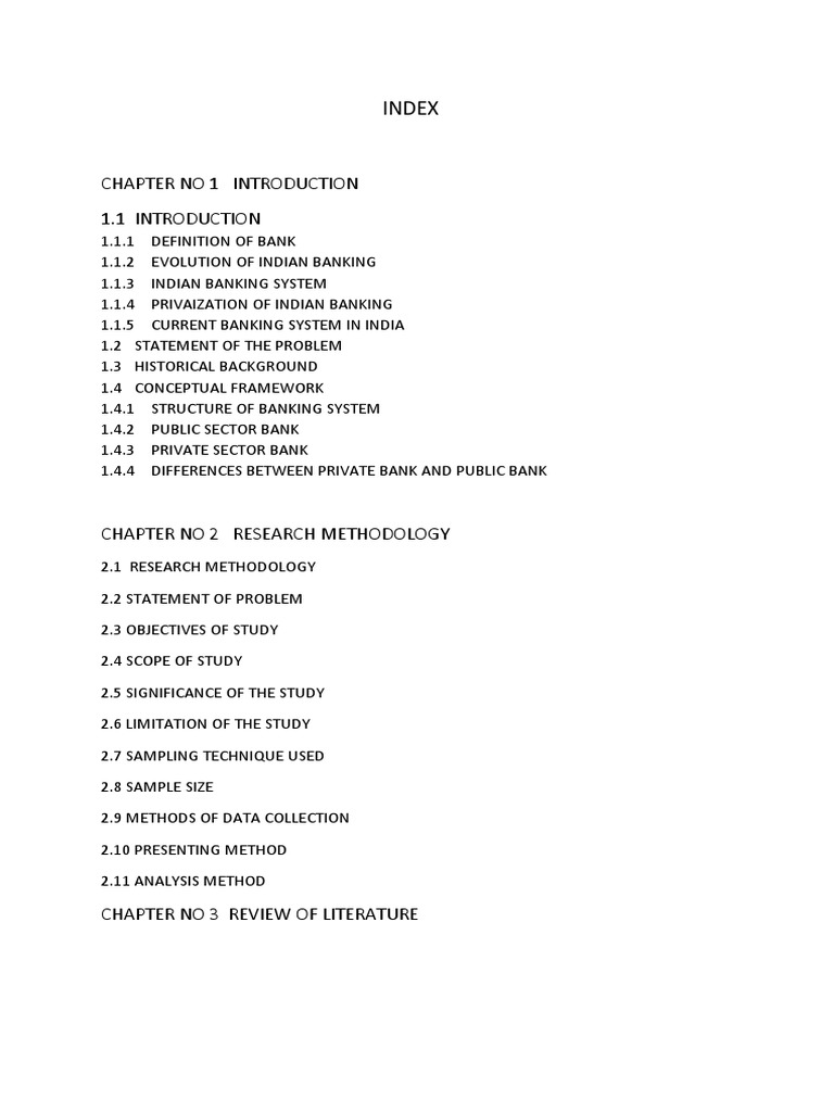 Index: Chapter No 1 Introduction | PDF