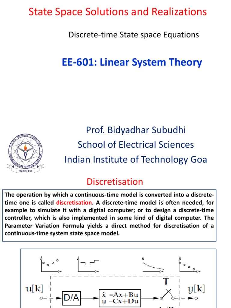 EE 601 State Equations Solutions Dts 5 15 9 2020 | PDF | Discrete Time ...