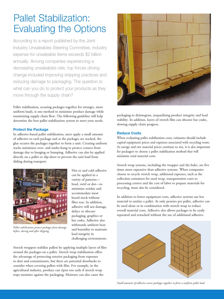 Pallet Stabilization: Evaluating The Options: Protect The Package ...