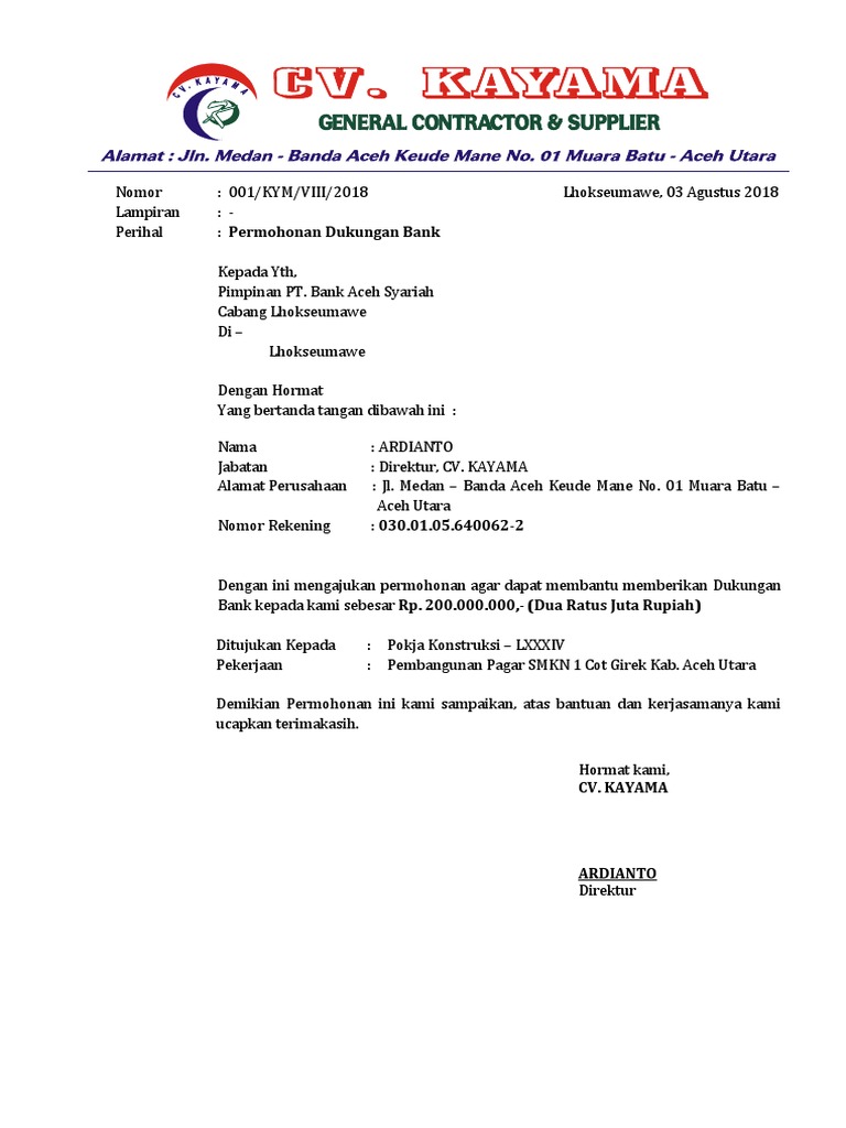 Duk. Bank Kayama | PDF