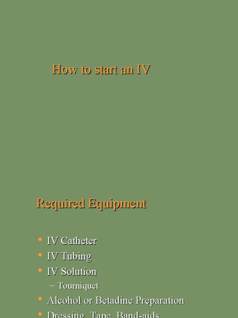 IV Central Lines | PDF | Intravenous Therapy | Vein