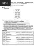 Sample Barangay Session Minutes | PDF | Government | Justice