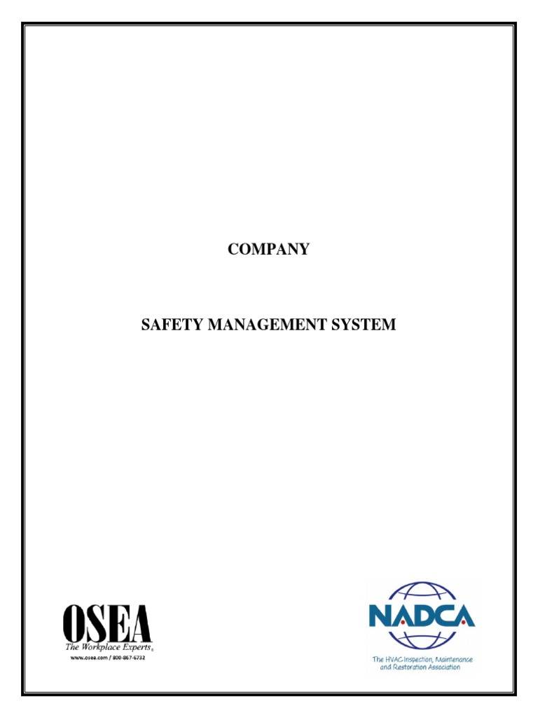 Nadca Safety Manual PDF | PDF | Occupational Safety And Health ...