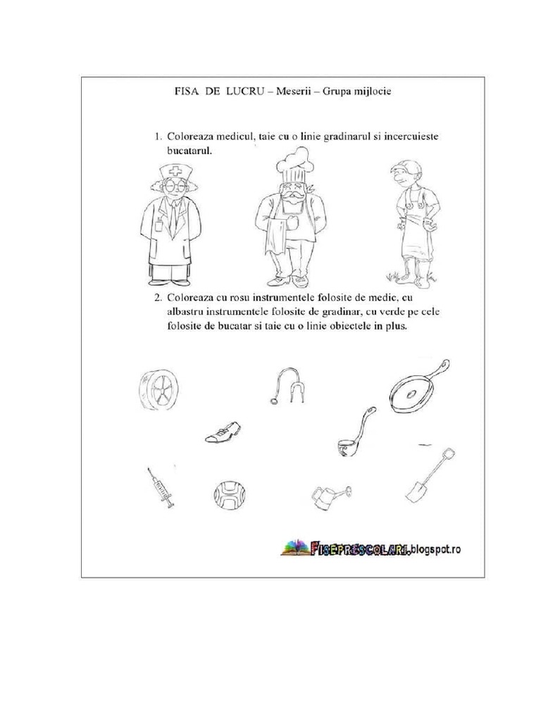 Fise Lucru Gradinita Grupa Mare 1 | PDF