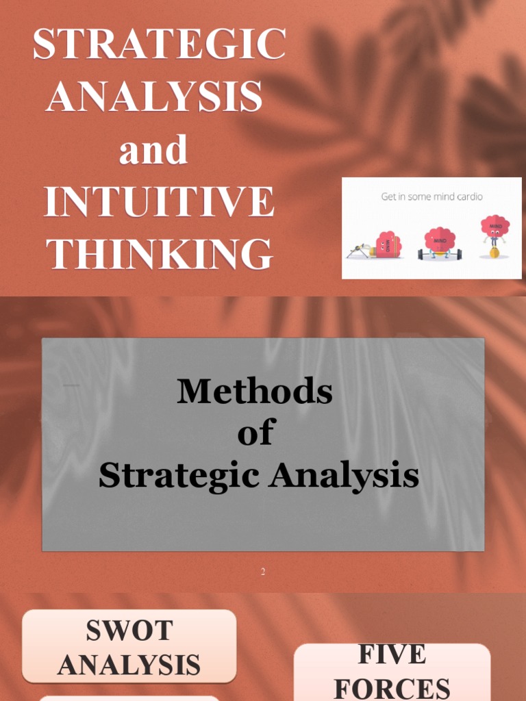 Strategic Analysis and Intuitive Thinking | PDF | Strategic Management ...