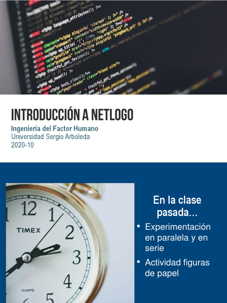 13A. Introducción A NetLogo PDF | PDF | Simulación | Macroeconómica