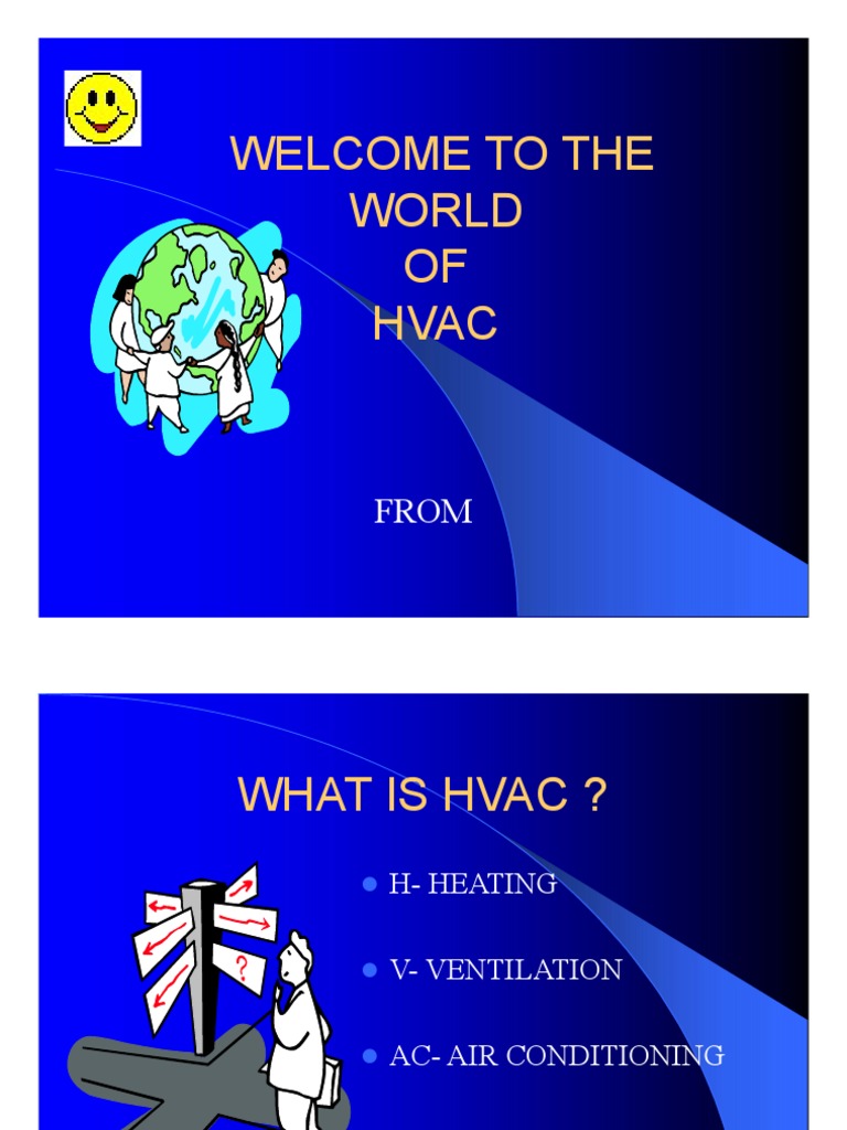Hvac Basic Ppt-Old | PDF | Duct (Flow) | Thermodynamics