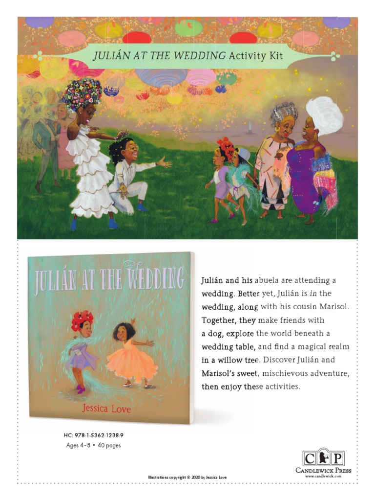 Julián at The Wedding by Jessica Love Activity Kit | PDF