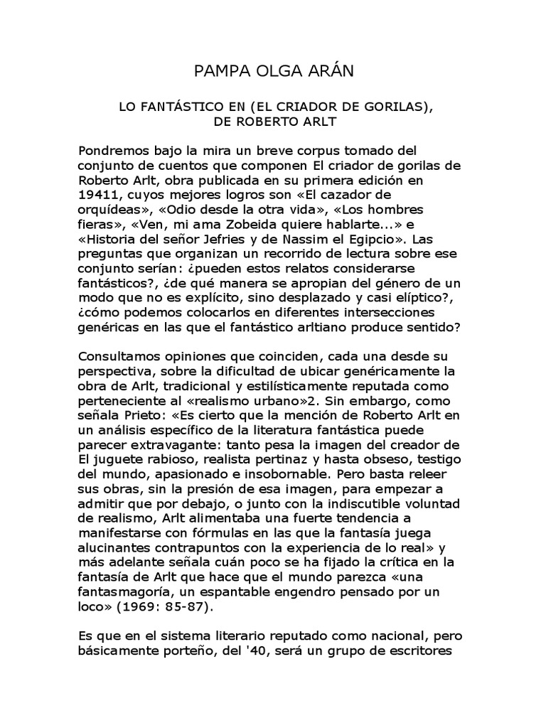 Pampa Olga Arán | PDF | Fantasía | Teatro