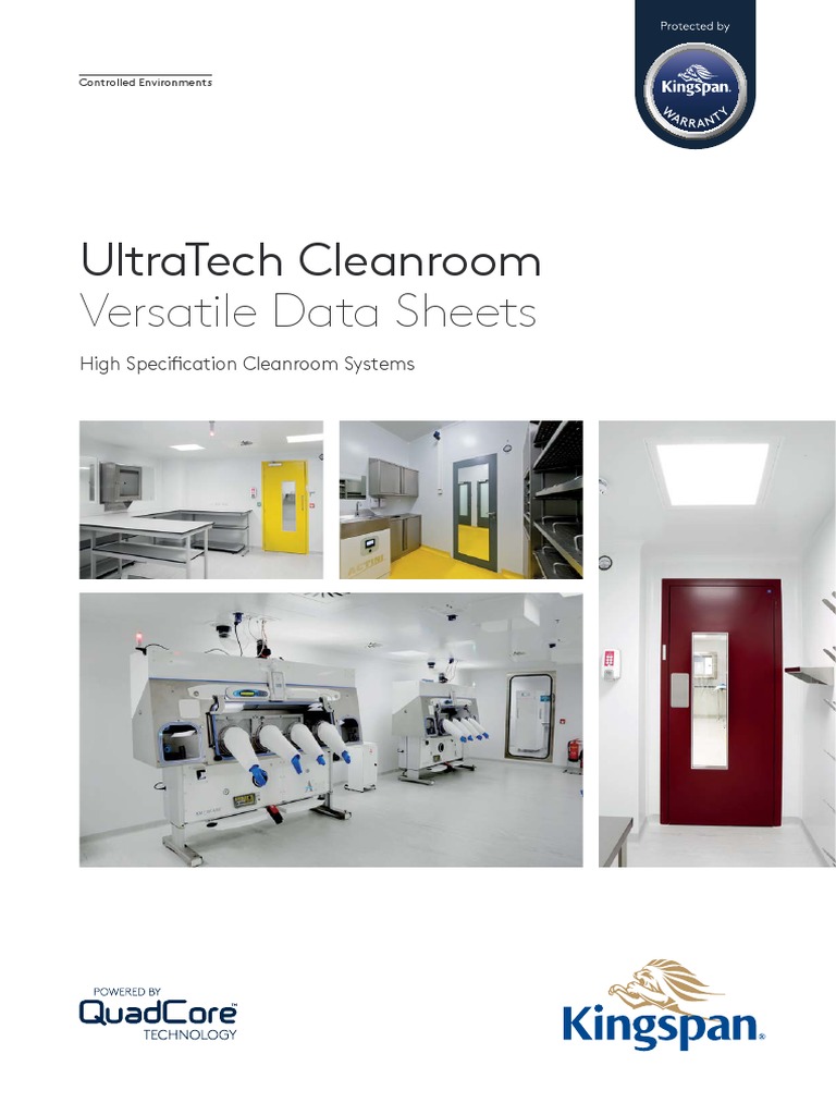 Kingspan Cleanroom Systems UltraTech Versatile Datasheet 102018 ...