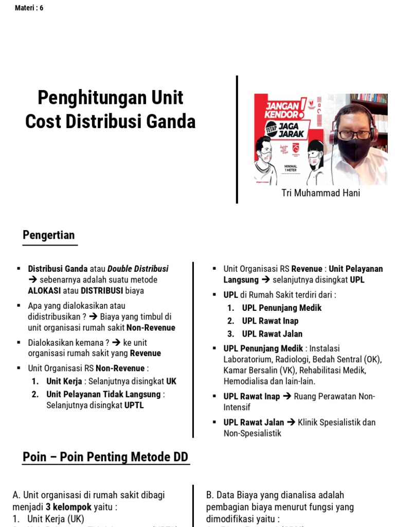Penghitungan Unit Cost Metode DD | PDF