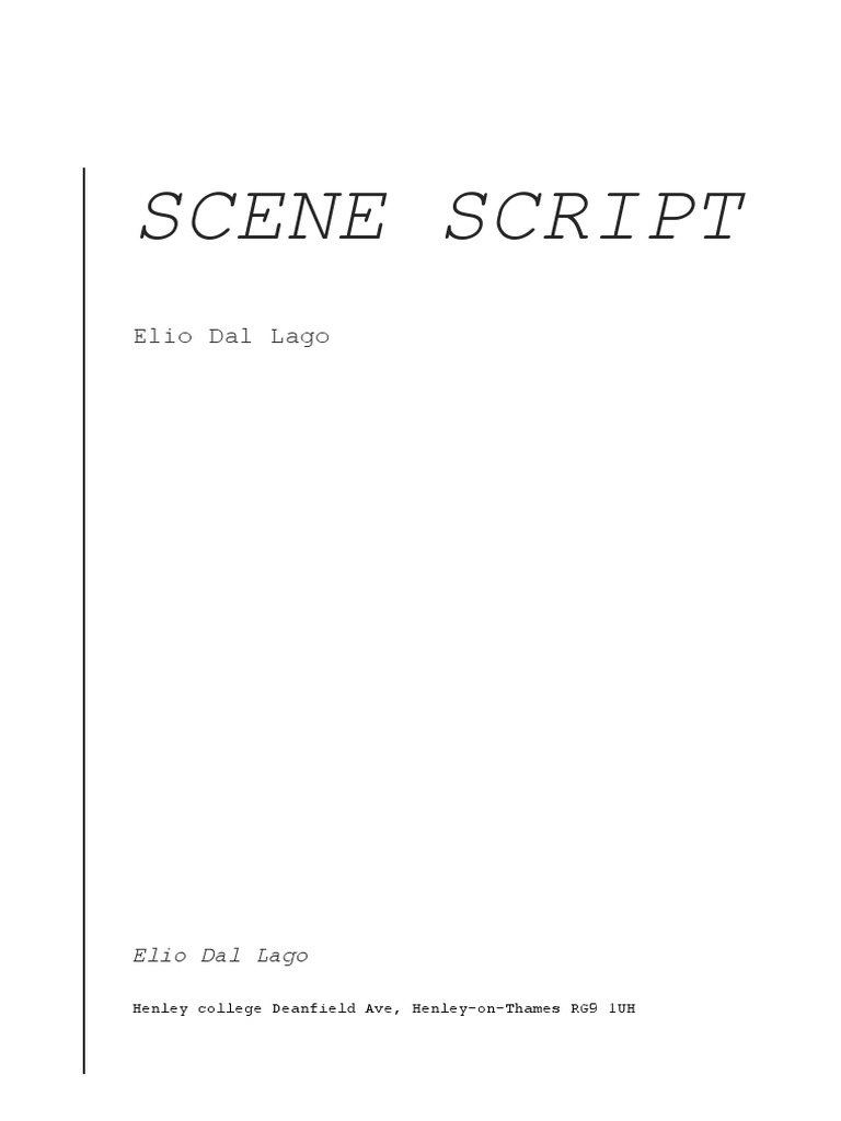 Heist Story Script | Download Free PDF | Violence | Theft