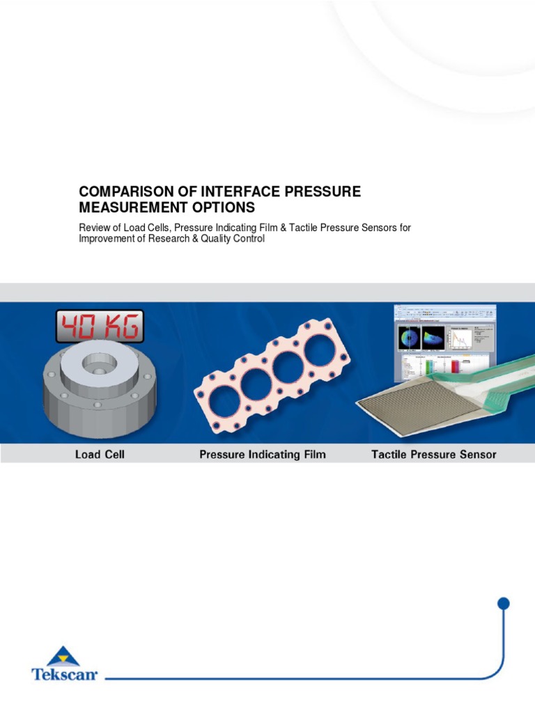 Comparison of Interface Pressure Measurement Options | PDF | Sensor ...