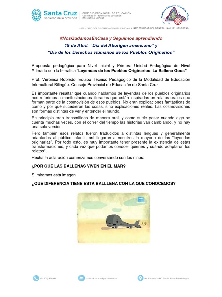 Leyenda Goos: Actividades para Niños | PDF | Multilingüismo