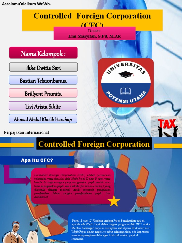 Controlled Foreign Corporation (CFC) Controlled Foreign Corporation ...