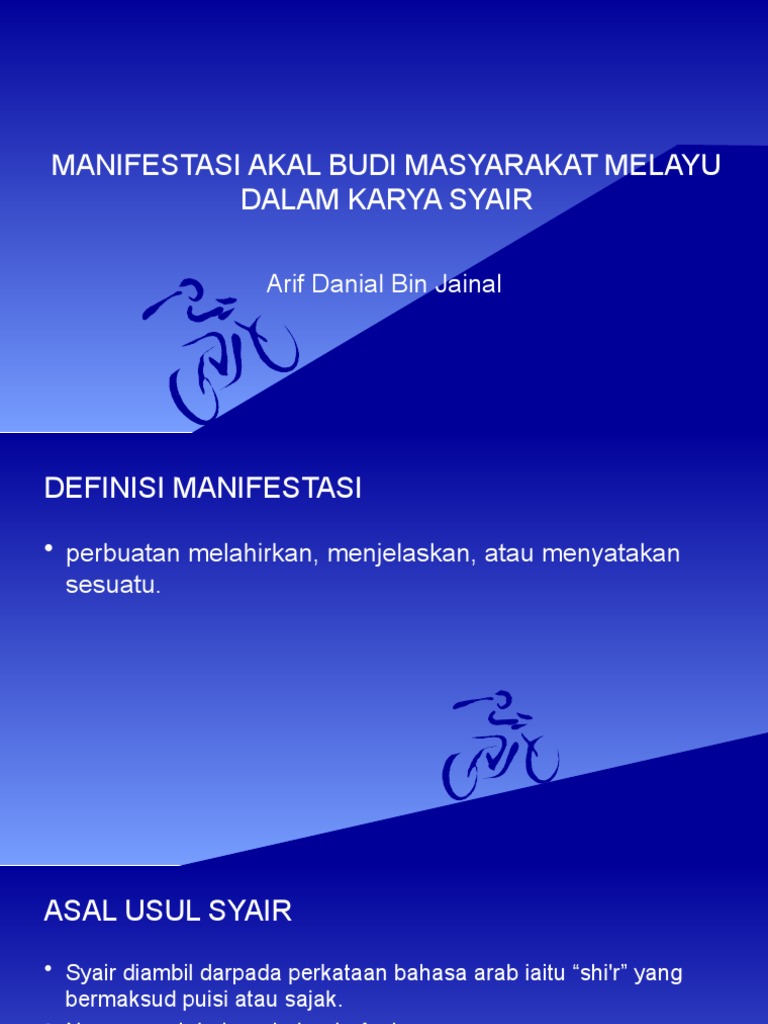 Manifestasi Akal Budi Masyarakat Melayu Dalam Karya Syair | PDF