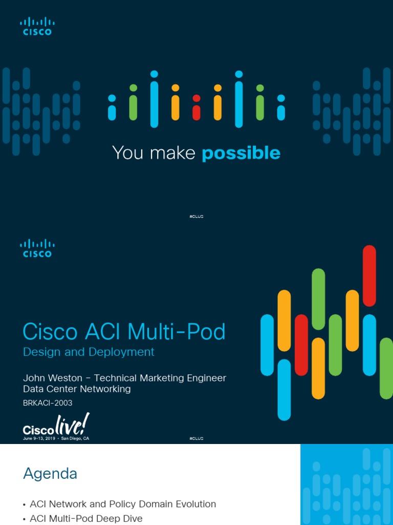 BRKACI-2003-Cisco ACI Multi-Pod Design and Deployment | PDF | Internet ...