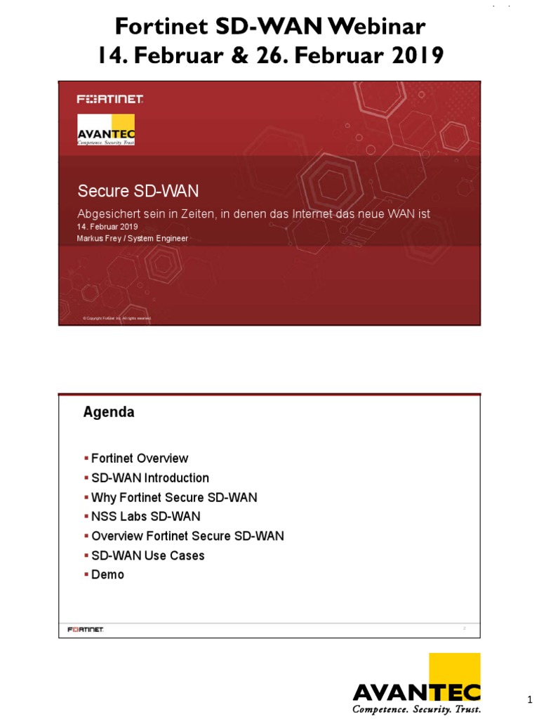 Secure SD-WAN: Abgesichert Sein in Zeiten, in Denen Das Internet Das Neue WAN Ist | PDF ...