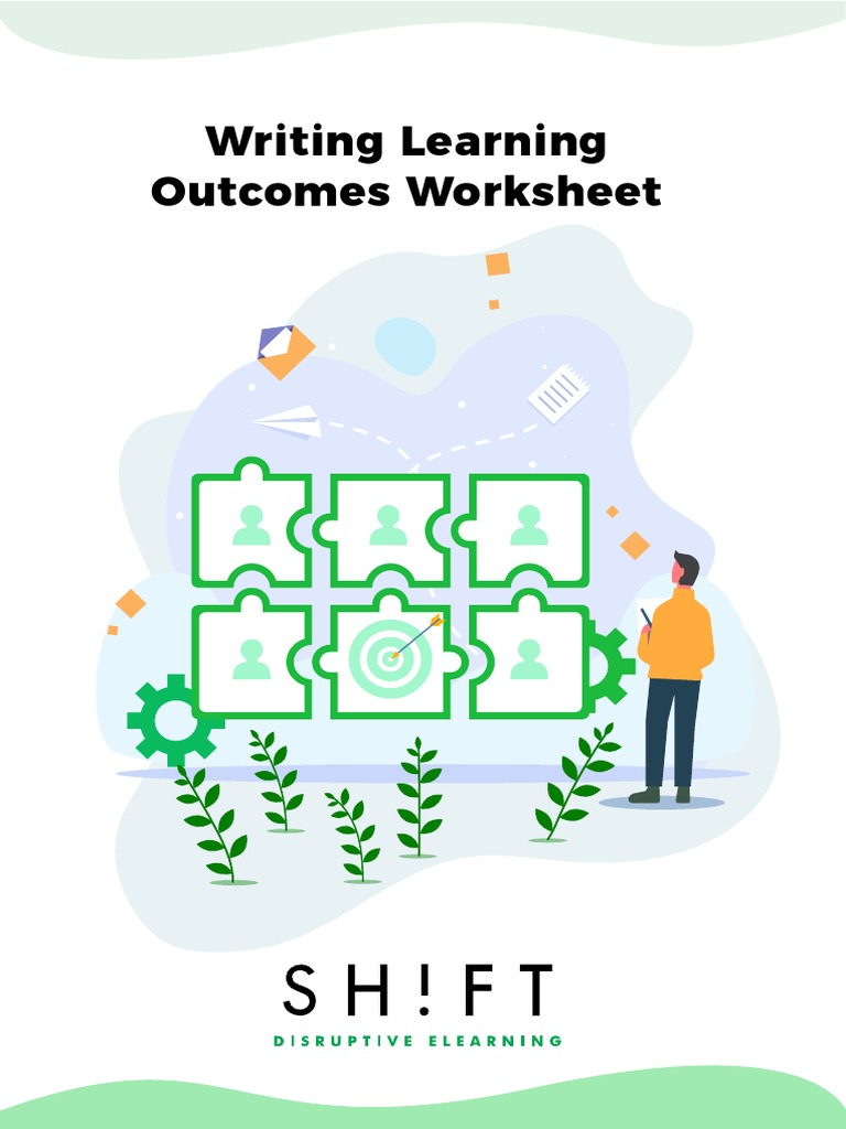 Writing Learning Outcomes Worksheet | PDF | Attitude (Psychology) | Educational Assessment