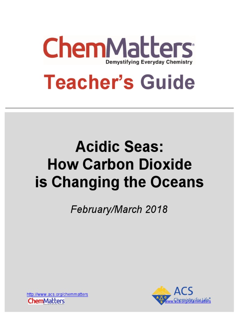 Teacher's: Acidic Seas: How Carbon Dioxide Is Changing The Oceans | PDF ...