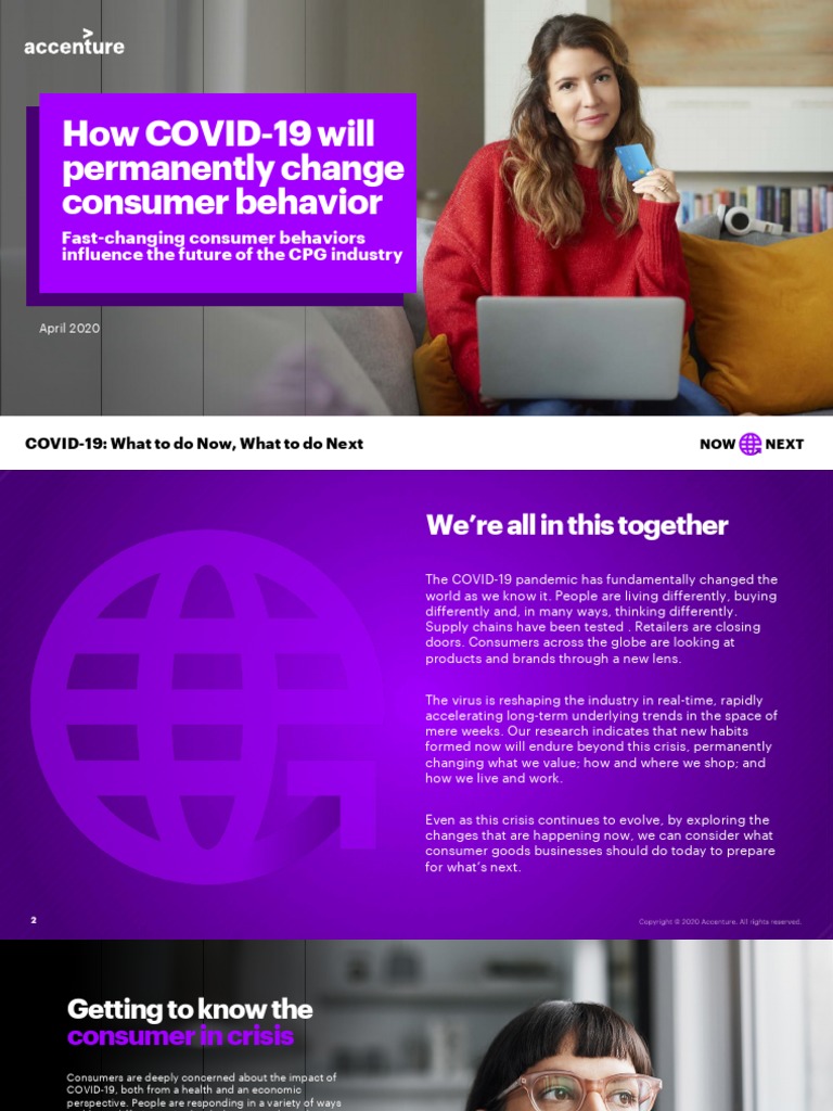 Accenture COVID19 Survey Research | PDF | Telecommuting | E Commerce