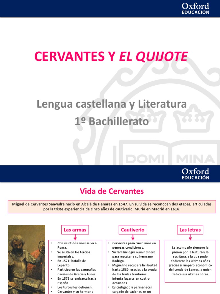 19 Presentacion Cervantes Quijote PDF | PDF | Miguel De Cervantes | Don ...