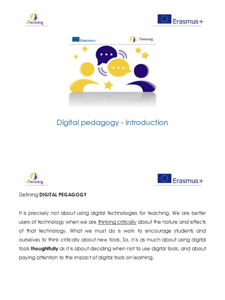 Digital Pedagogy Introduction Pdf Pedagogy Education Theory