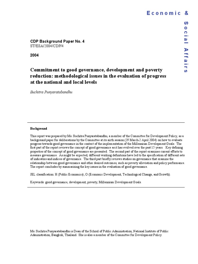 bp2004 4 PDF | PDF | Good Governance | Governance