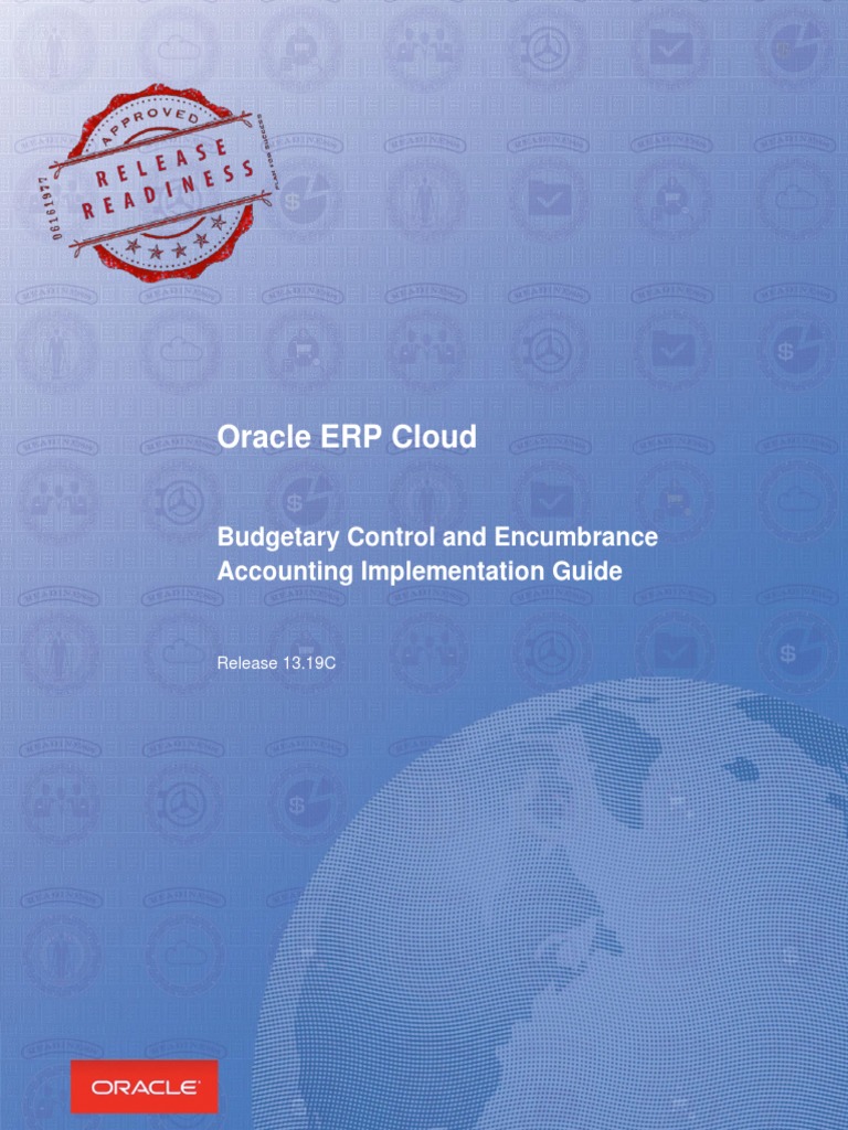 Oracle ERP Cloud: Budgetary Control and Encumbrance Accounting ...