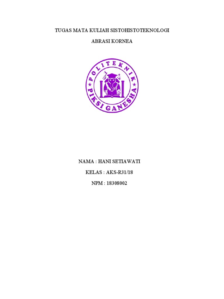 Abrasi Kornea | PDF