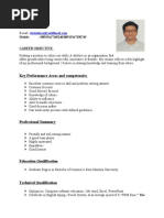 Emirates Cabin Crew CV Sample | PDF