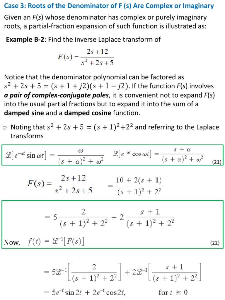 Week 2B - Online Classes - S2020 PDF | PDF | Laplace Transform ...