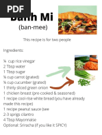 Condiment Setup Guide | PDF | Sandwich | Delicatessen