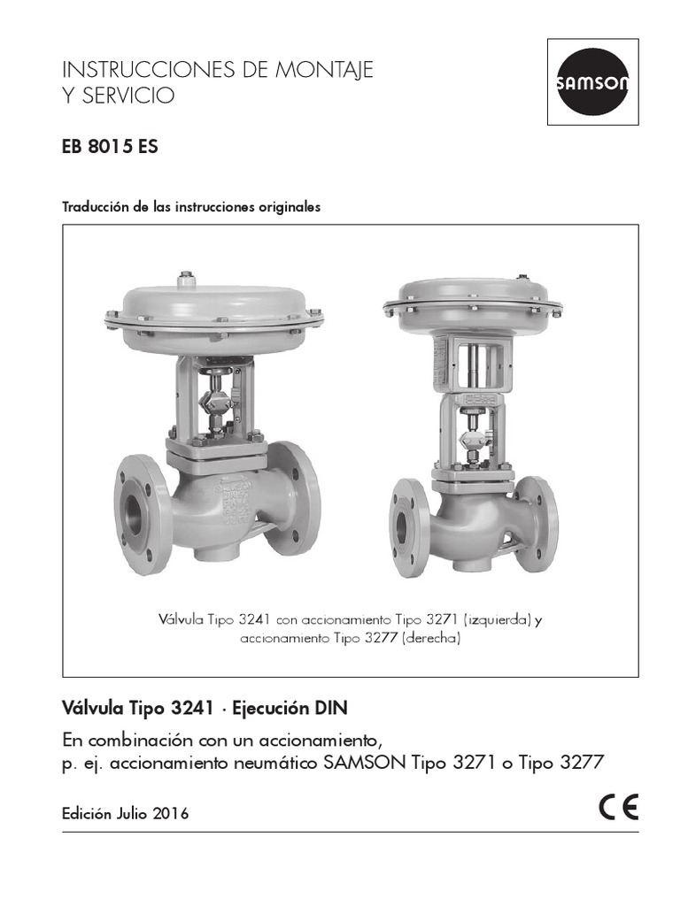 Manual Samson PDF | PDF | Neumático | Ingeniería mecánica