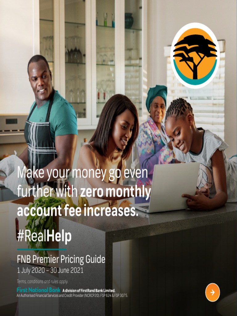 FNB Pricing Guide Premier Cheque Account | PDF | Overdraft | Credit Card
