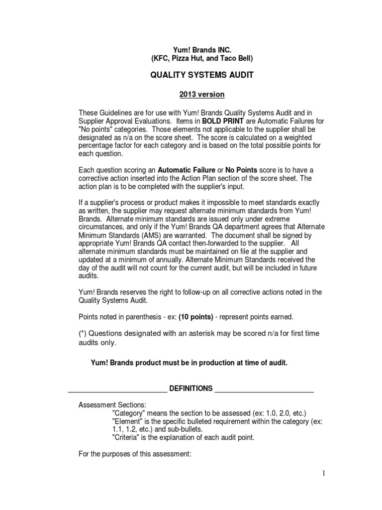 1 QSA - Guide - 2013 FINAL | PDF | Specification (Technical Standard ...