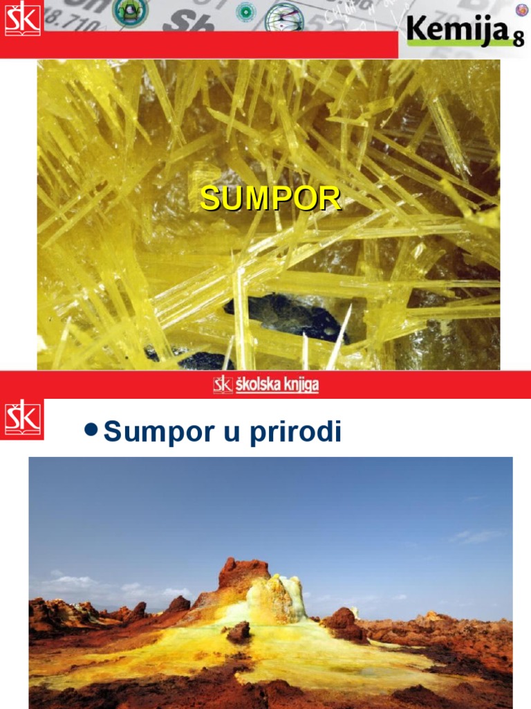 SK - 1 2. Sumpor | PDF