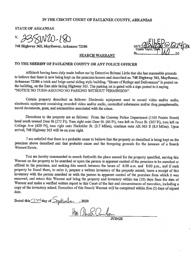 Lasker Search Warrant Affidavit | PDF