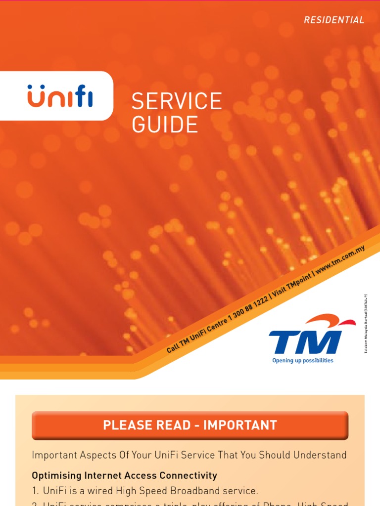 Unifi Guide | PDF | Customer Premises Equipment | Internet Access