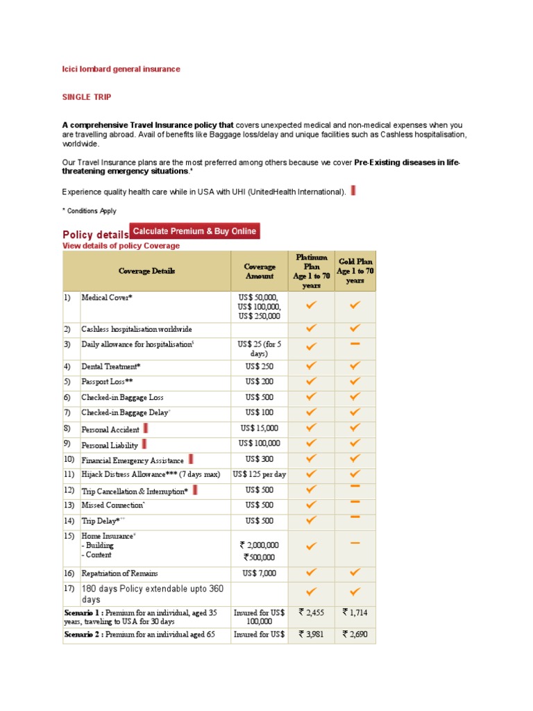 Icici Lombard General Insurance | PDF