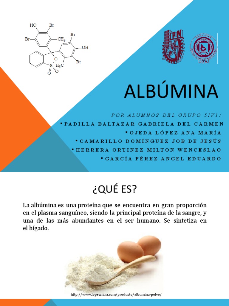 Albúmina | PDF | Sangre | Proteínas