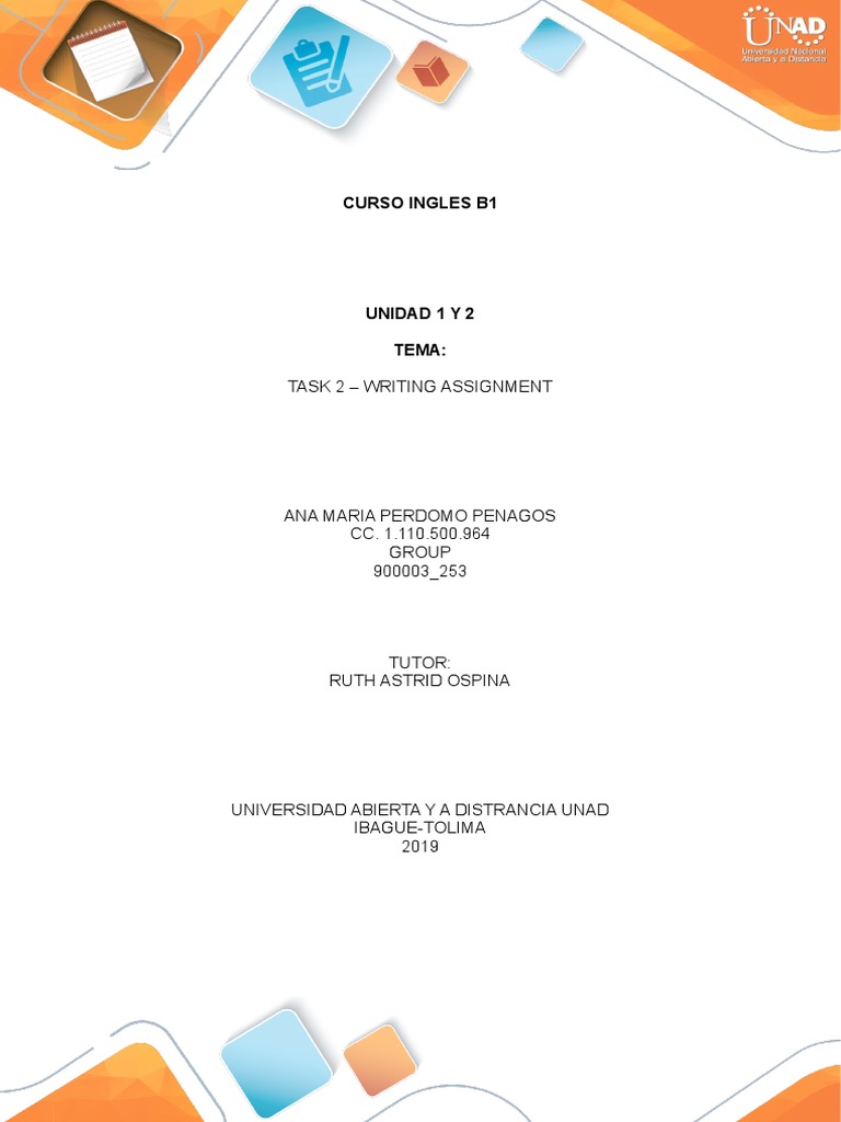 Task 2 - Ana Maria Perdomo Penagos | PDF