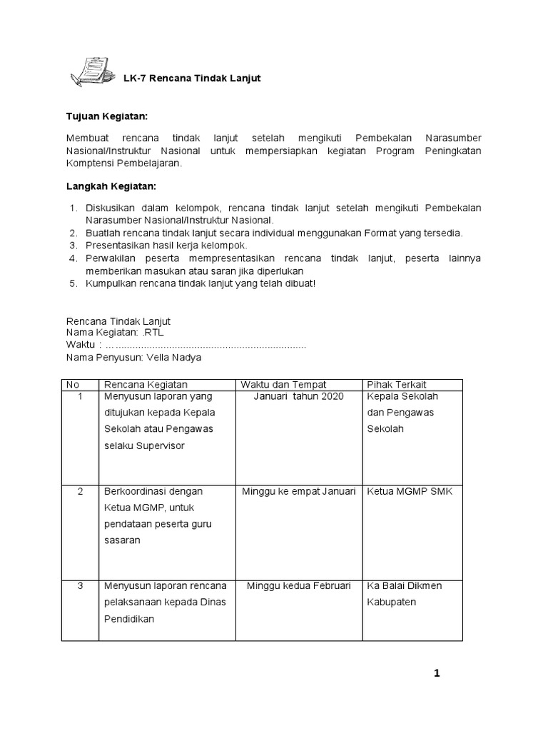 Tugas LK 7 RTL | PDF