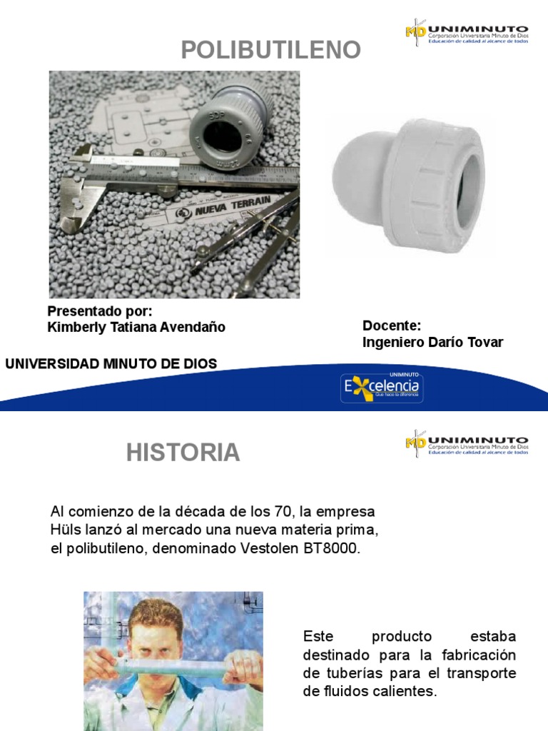 Presentacion Polibutileno | PDF | Sólido amorfo | Compuestos químicos