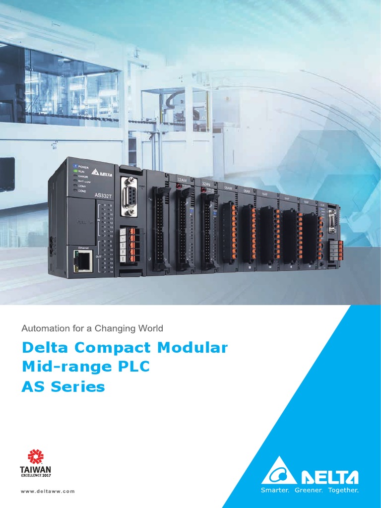 Delta Compact Modular Mid-Range PLC AS Series | PDF | Programmable ...