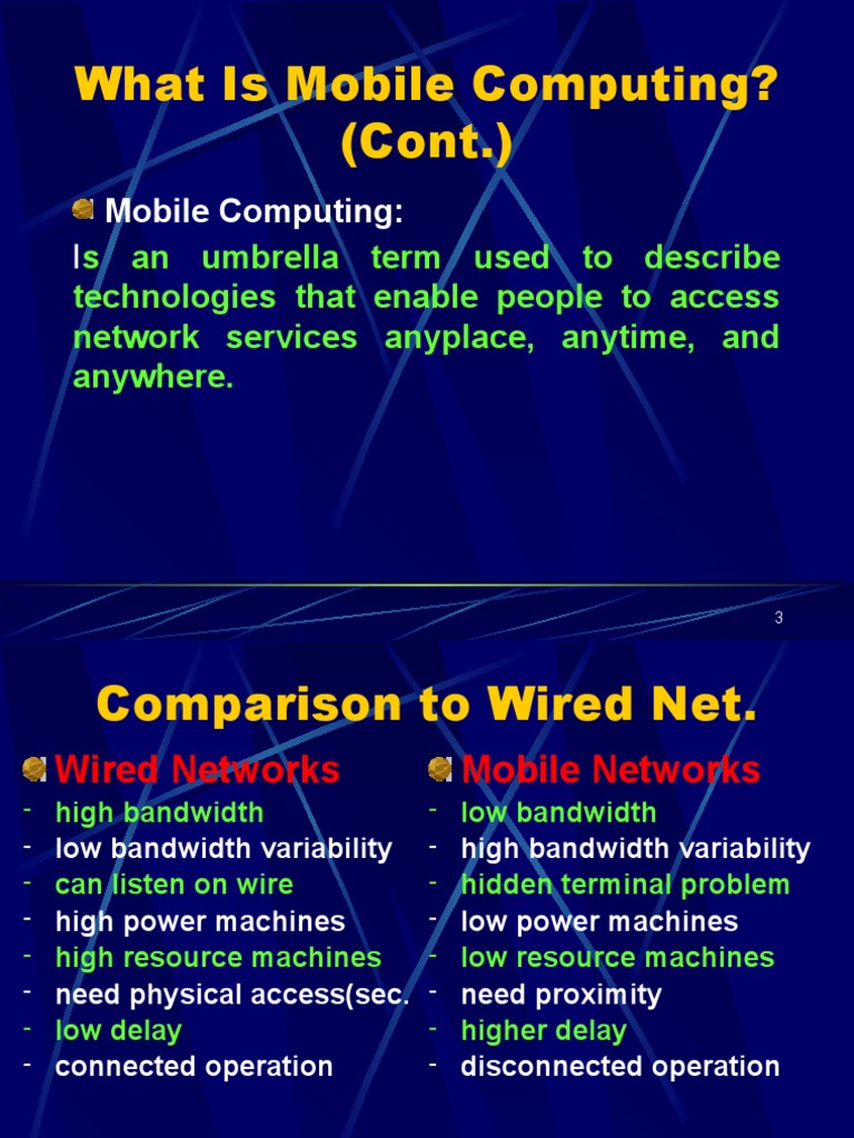 What Is Mobile Computing? (Cont.) | PDF | Html | Xml