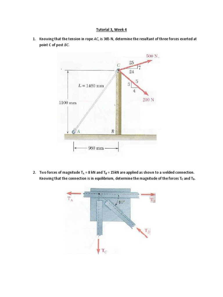 Tutorial 3 - Week4 | PDF
