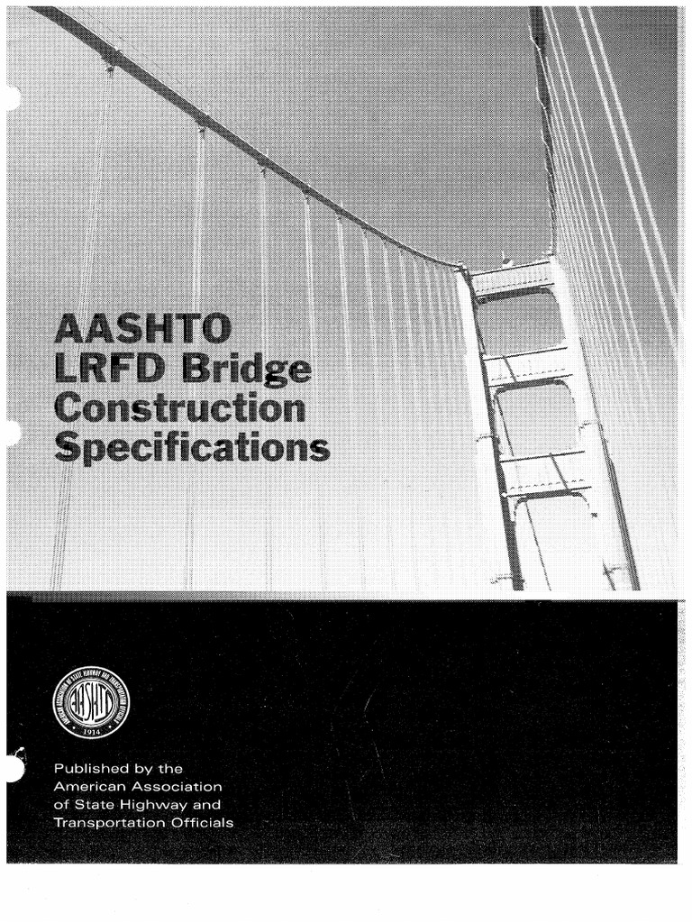 AASHTO LRFD Bridge Construction Specifications PDF | PDF