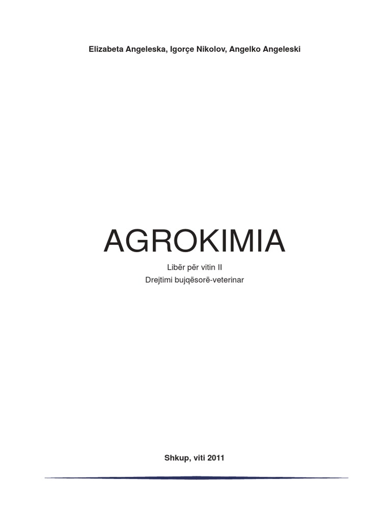 3 - Agrohemija Za II God - ALB - PRINT PDF | PDF